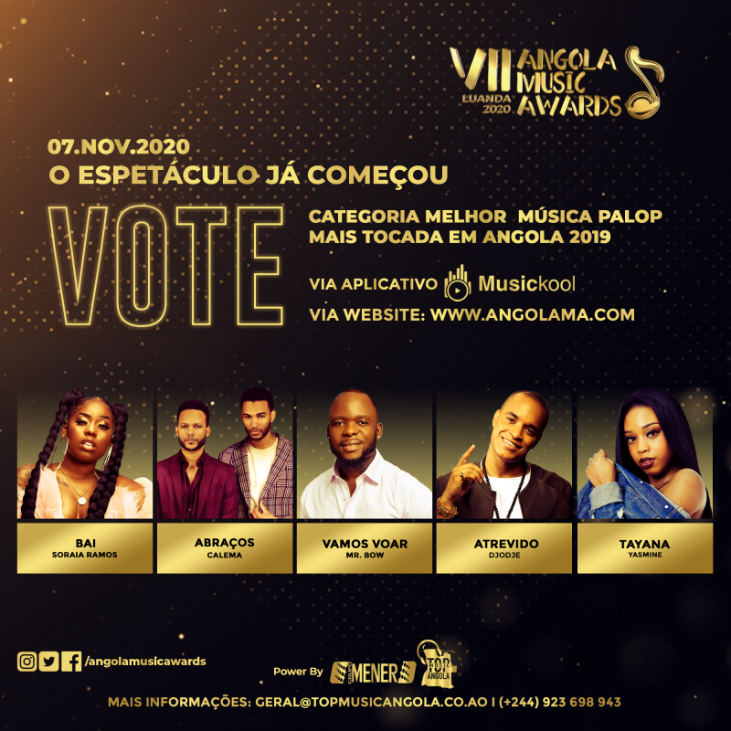 Música "Vamos voar" de Mr Bow nomeada no Angola Music Awards 2020 - Moz ...