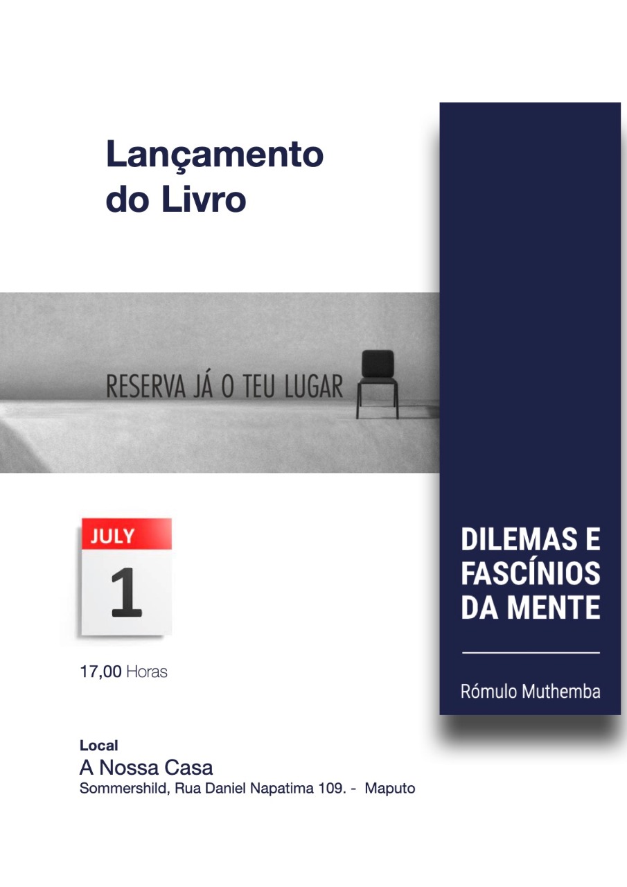 "Dilemas e fascínios da mente" - Novo livro de Rómulo Muthemba - Moz ...