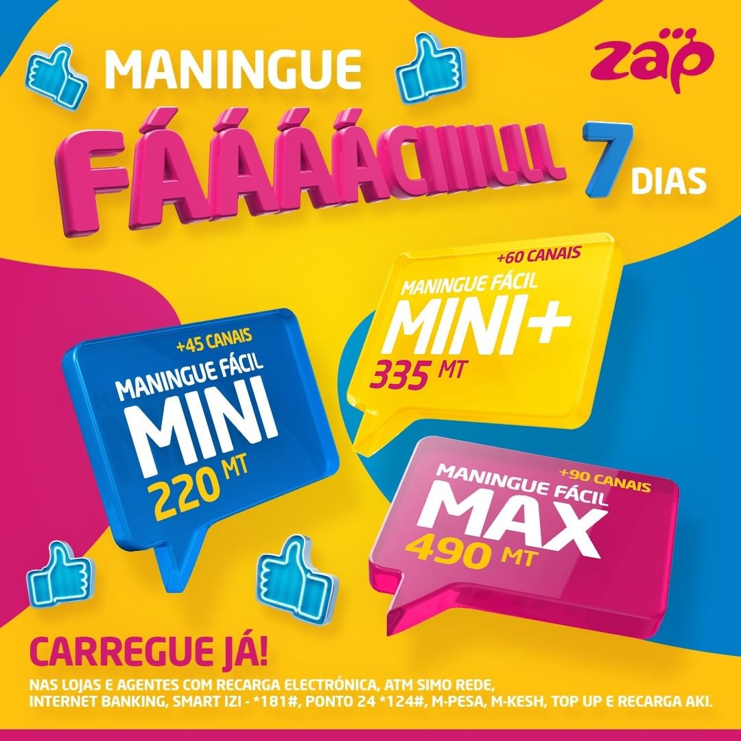 ZAP lança novo pacote "Mini+" com mais de 60 canais - Moz Entretenimento