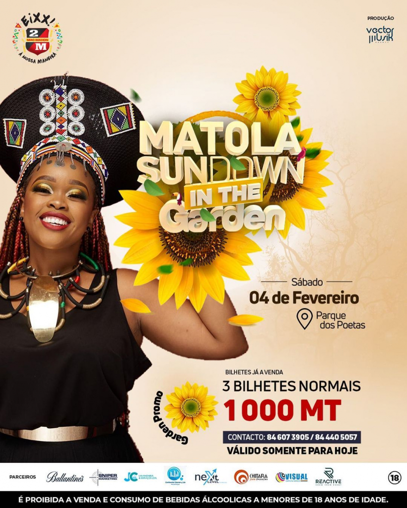 “Matola Sundown” abre ano com cantora sul-africana Boohle - Revista ...