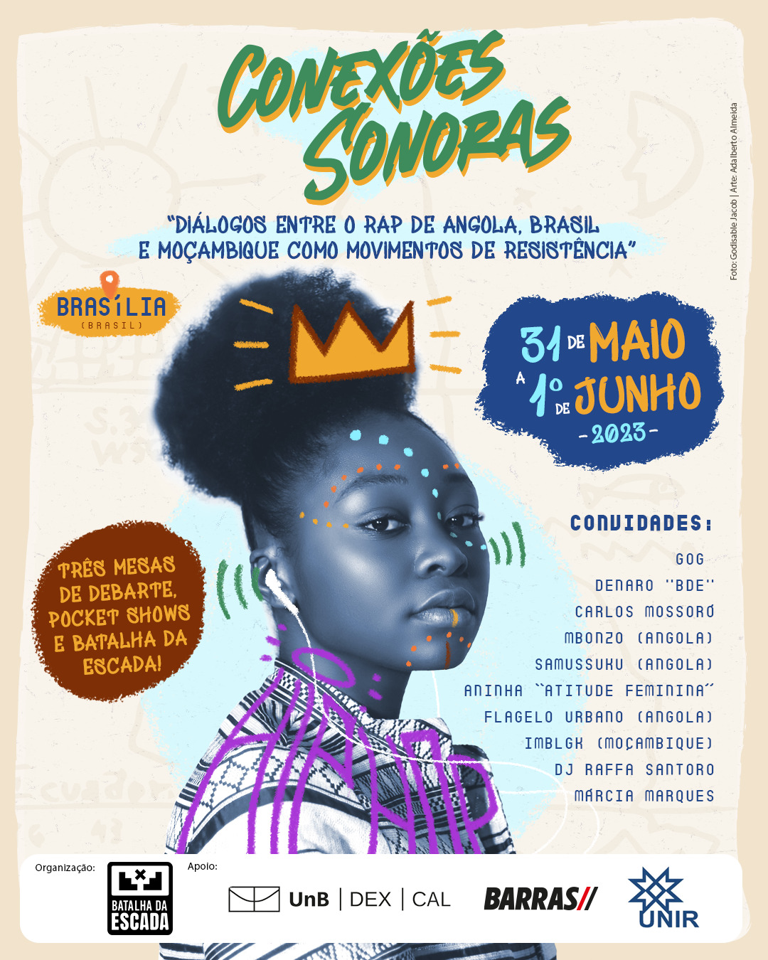 UnB recebe evento de rap com participantes Moçambique de Angola e ...