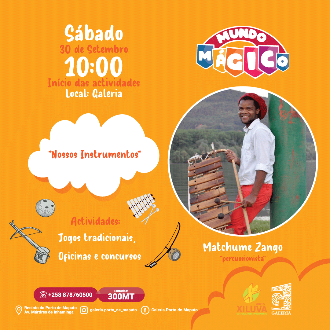 Matchume Zango realiza oficina de Timbila para crianças na Galeria ...