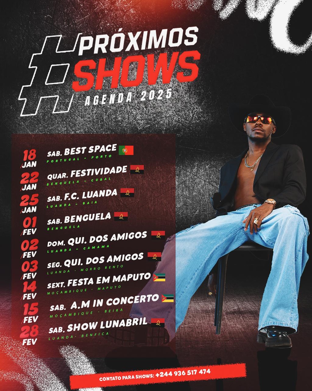 Anderson Mário anuncia dois concertos em Moçambique - Moz Entretenimento