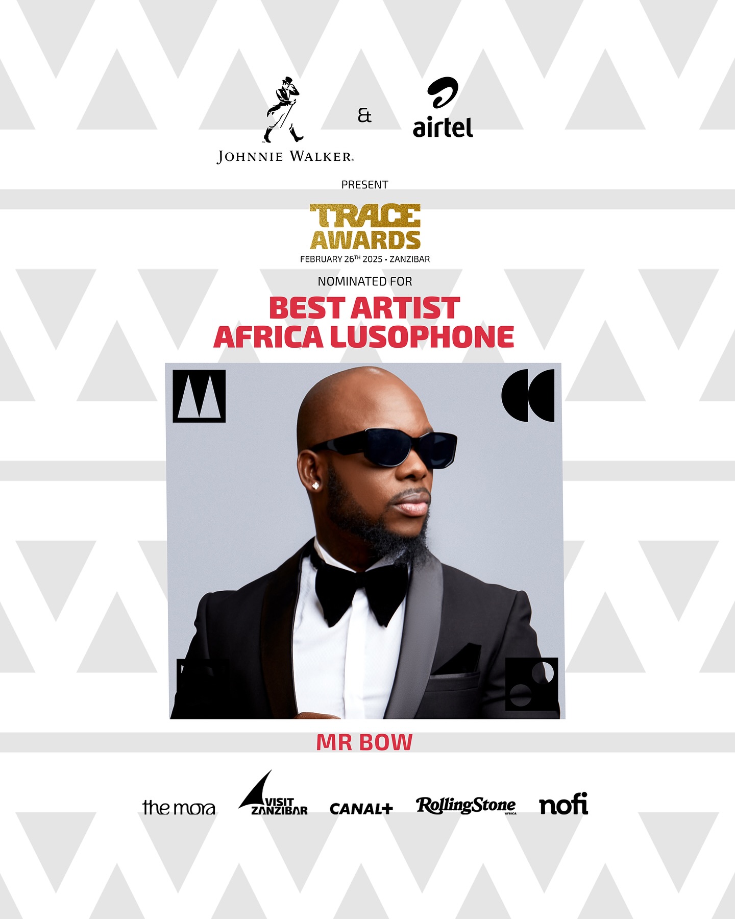 Mr. Bow é nomeado para os TRACE Awards 2025 - Moz Entretenimento