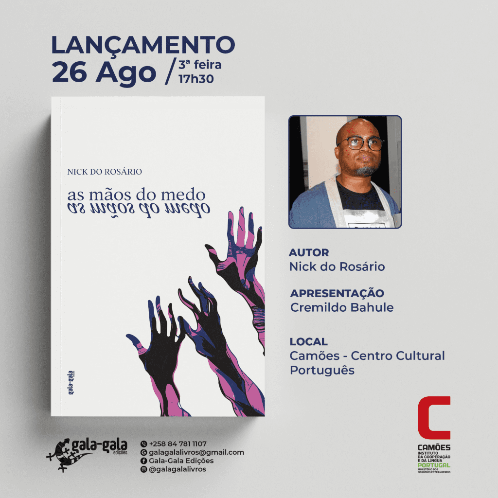 Nick do Rosário lança novo livro "As Mãos do Medo" em Maputo - Moz ...